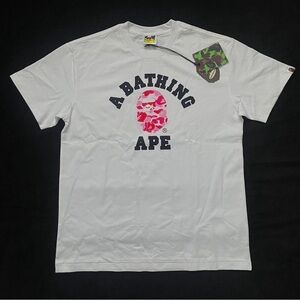 Bape | Shirts | Pink Camo Abc Bape College Tshirt | Poshmark